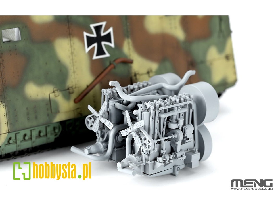 German A7v Tank & Engine (Krupp) Limited Edition