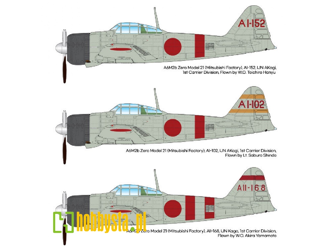 Mitsubishi A6M2b Zero Fighter Model 21 The Battle of Midway 80th ...