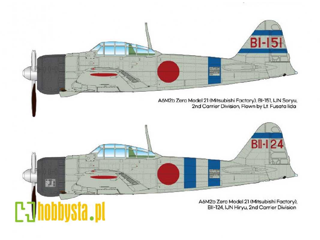Mitsubishi A6M2b Zero Fighter Model 21 The Battle of Midway 80th ...