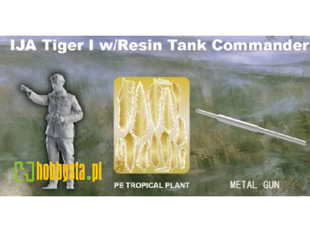 Ija Tiger I W/Resin Tank Commander