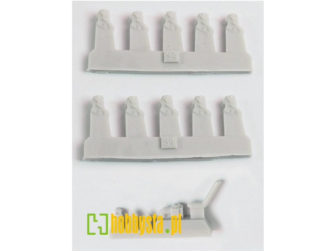 Uss Bb-35 Texas 1945 Detail Up Set (20b Deck Blue Decl)