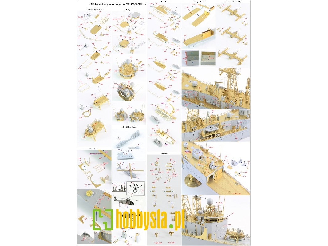Us Navy Oliver Hazard Perry Class Advanced Detail Up Set And Academy Kit