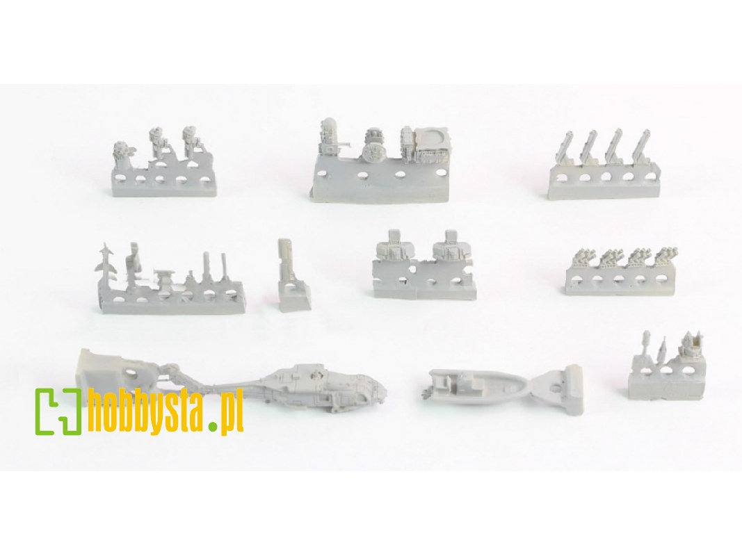 Us Navy Oliver Hazard Perry Class Advanced Detail Up Set And Academy Kit