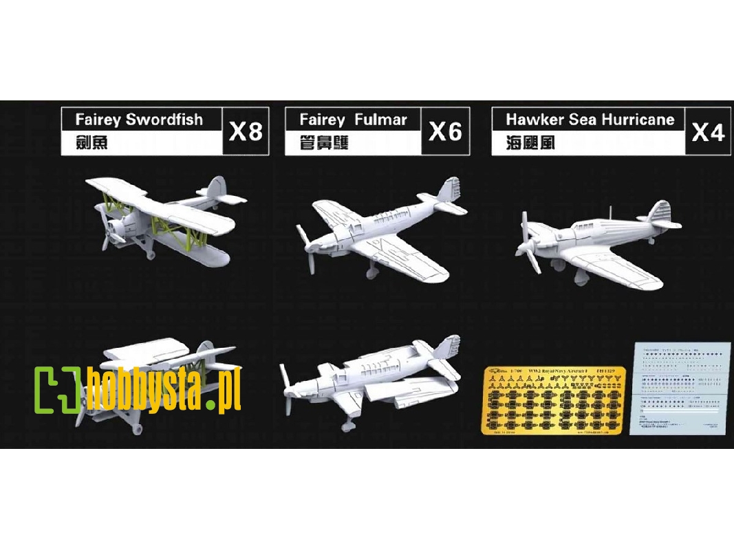 Ww2 Royal Navy Aircraft (Set I)