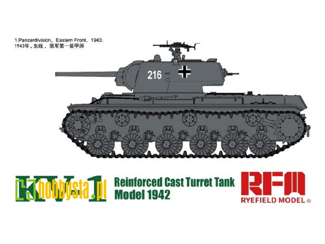 KV-1 Reinforced Cast Turret Tank Model 1942