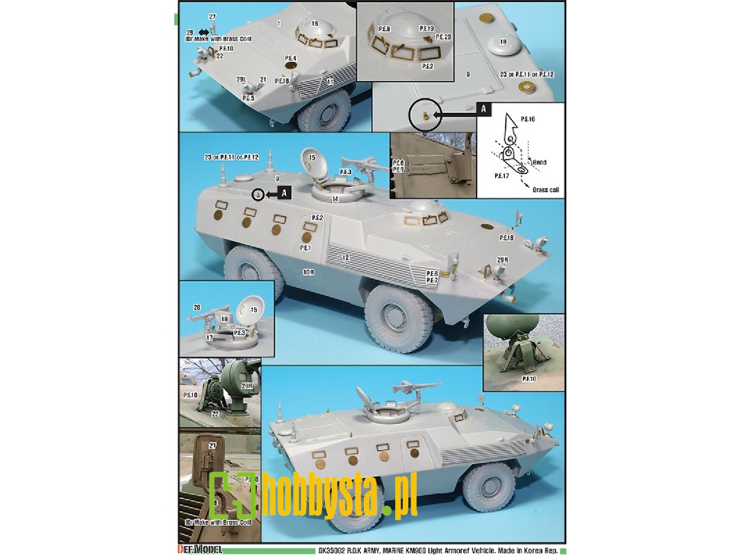 Km900 'rok Army' Light Armored Vehicle Kit