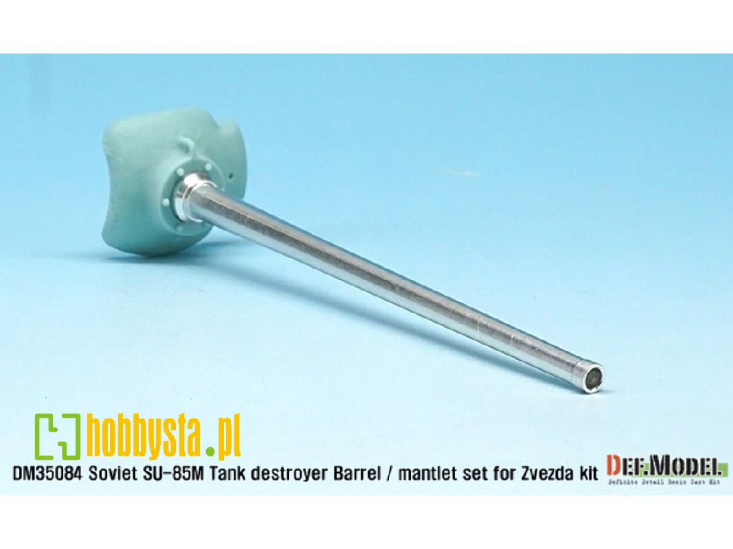 Soviet Su-85m Tank Destroyer Barrel / Mantlet Set (For Zvezda Su-100 Kit)