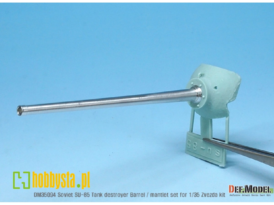 Soviet Su-85 Tank Destroyer Barrel / Mantlet Set ( For 1/35 Zvezda Kit)