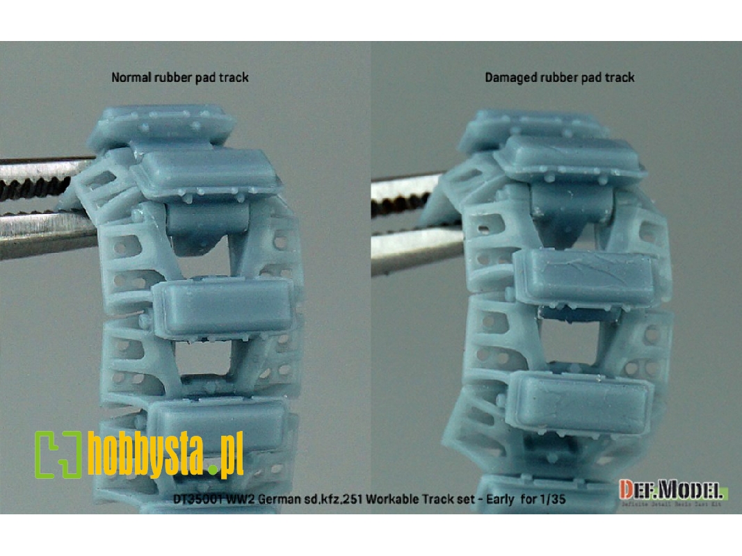 Ww2 Sd.Kfz.251 Workable Track Set - Early Type