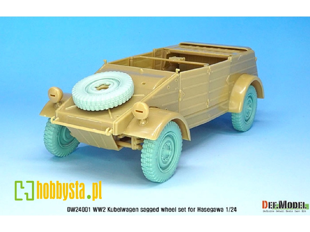 Ww2 Kubelwagen Sagged Wheel Set