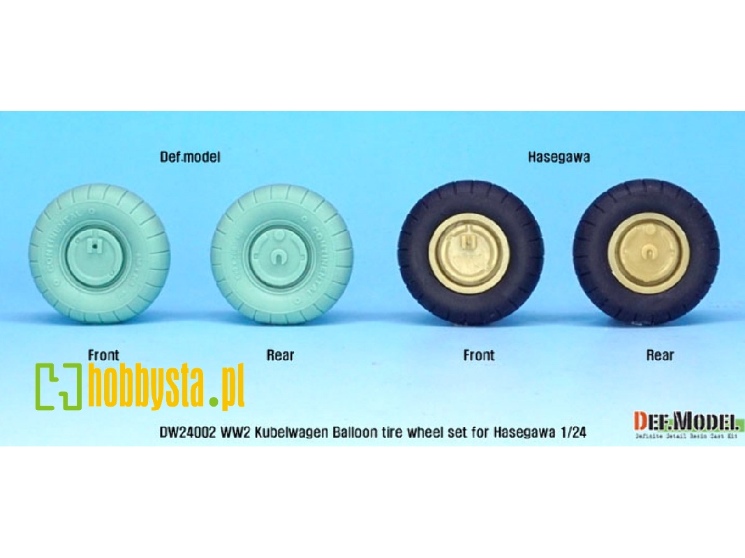 Ww2 Kubelwagen Balloon Tire Wheel Set