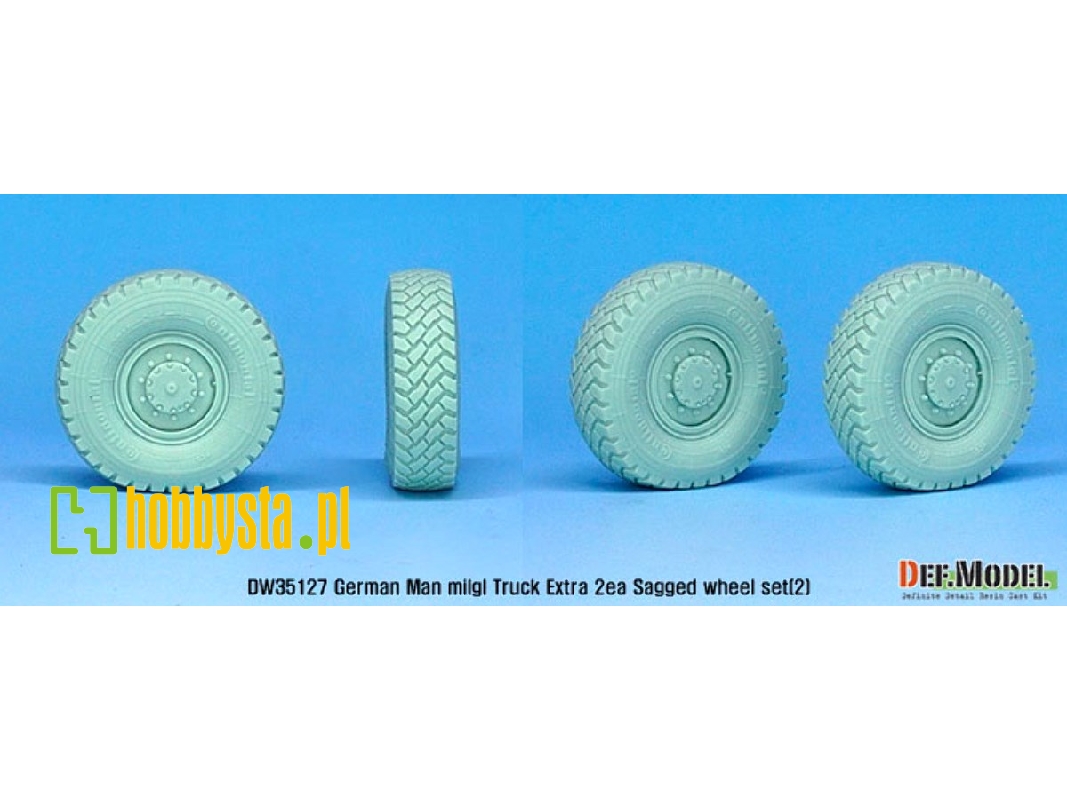 German Man Milgl Truck Extra 2ea Sagged Wheel Set 2 Continetal Hcs