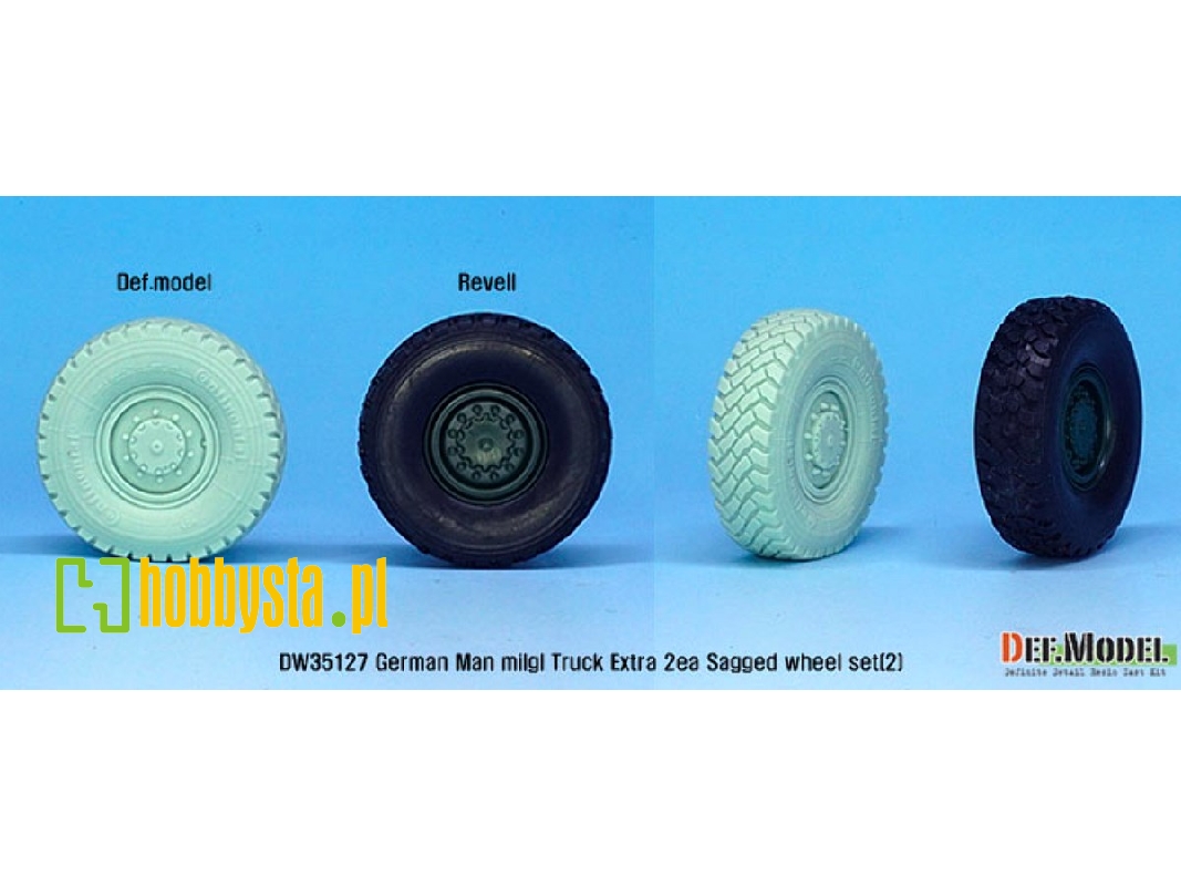 German Man Milgl Truck Extra 2ea Sagged Wheel Set 2 Continetal Hcs