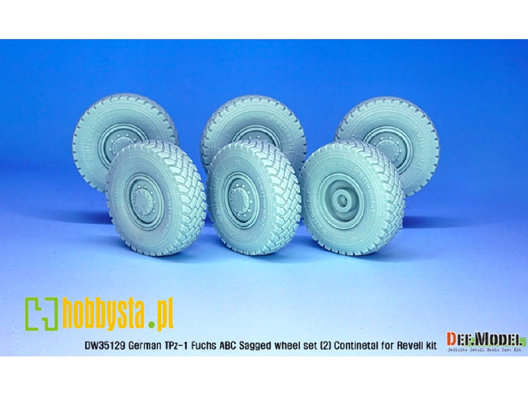 German Tpz-1 Fuchs Abc Sagged Wheel Set 2 Continetal Hcs