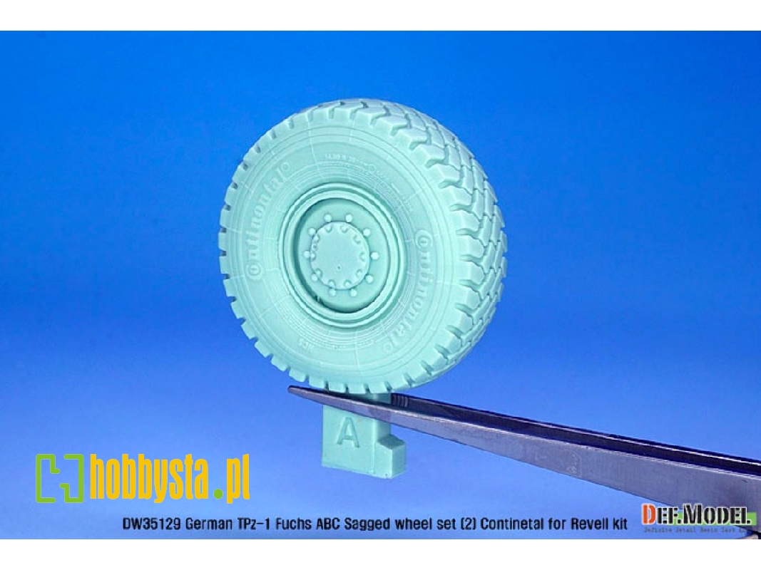 German Tpz-1 Fuchs Abc Sagged Wheel Set 2 Continetal Hcs