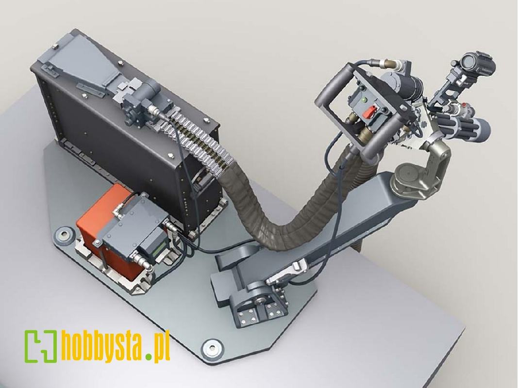 M134d Minigun On Ec725 Gun Mount (Helicopter's Left/Right Door ...