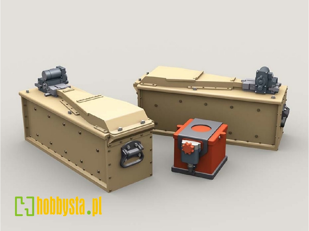 M134 Minigun 3,000 Round 3-bay Ammo Box Set