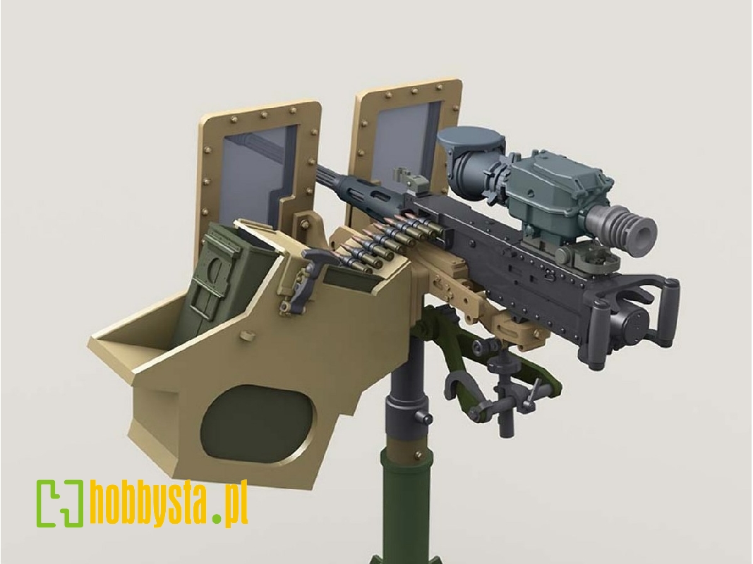 M3d Dragon Hmg On Universal Hg Pedestal Mount W/ Transparent Gun Shield