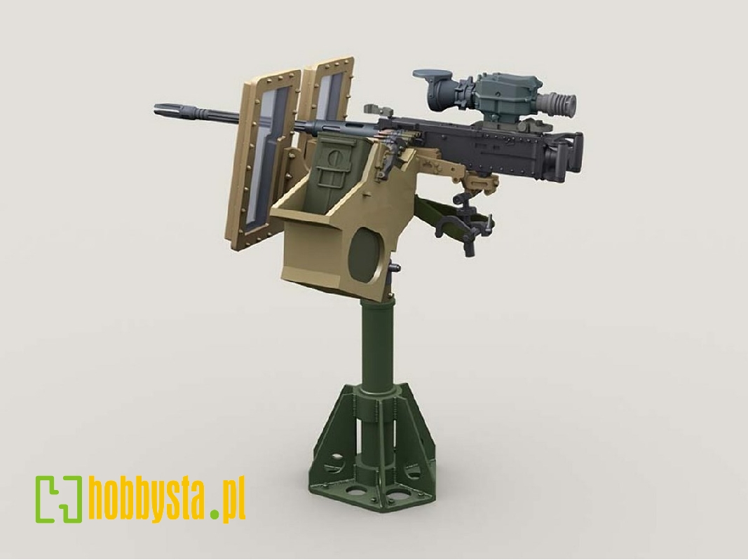 M3d Dragon Hmg On Universal Hg Pedestal Mount W/ Transparent Gun Shield