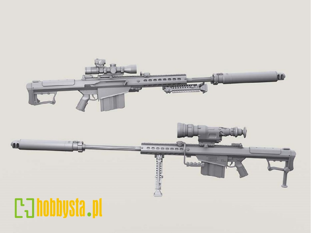 Barrett M107 Sniper Rifle W/Qdl Supressor Set (Incl' 2 Bodies)