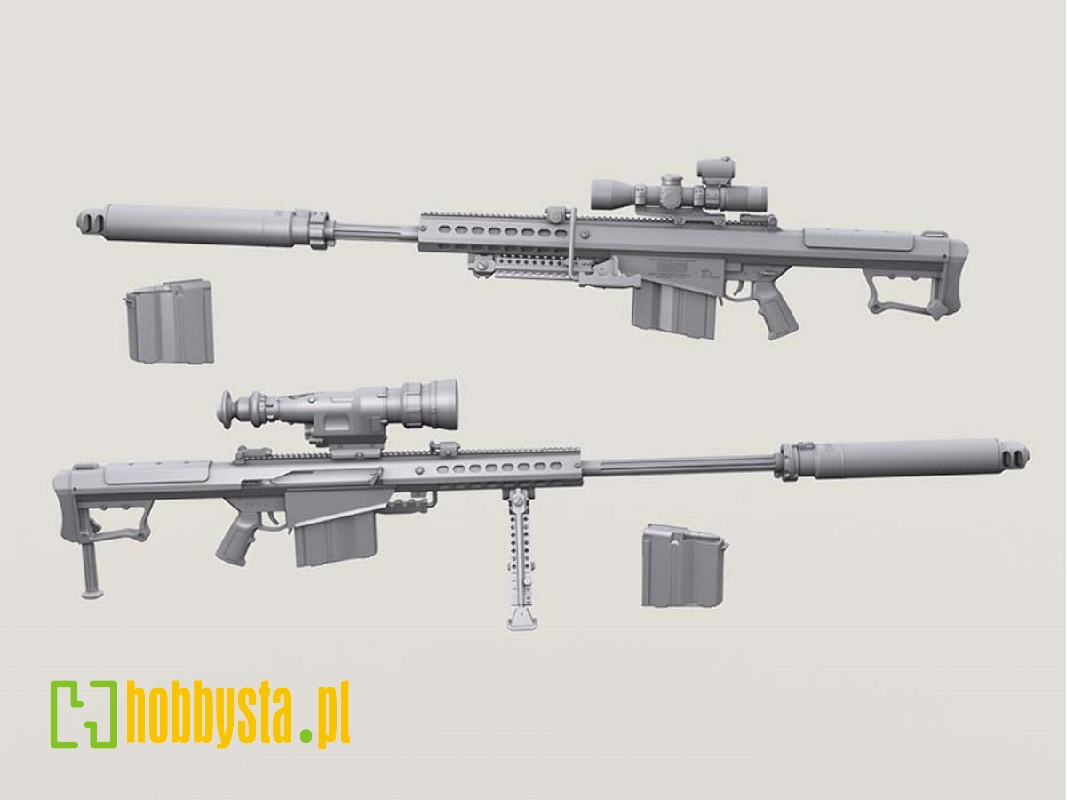 Barrett M107 Sniper Rifle W/Qdl Supressor Set (Incl' 2 Bodies)