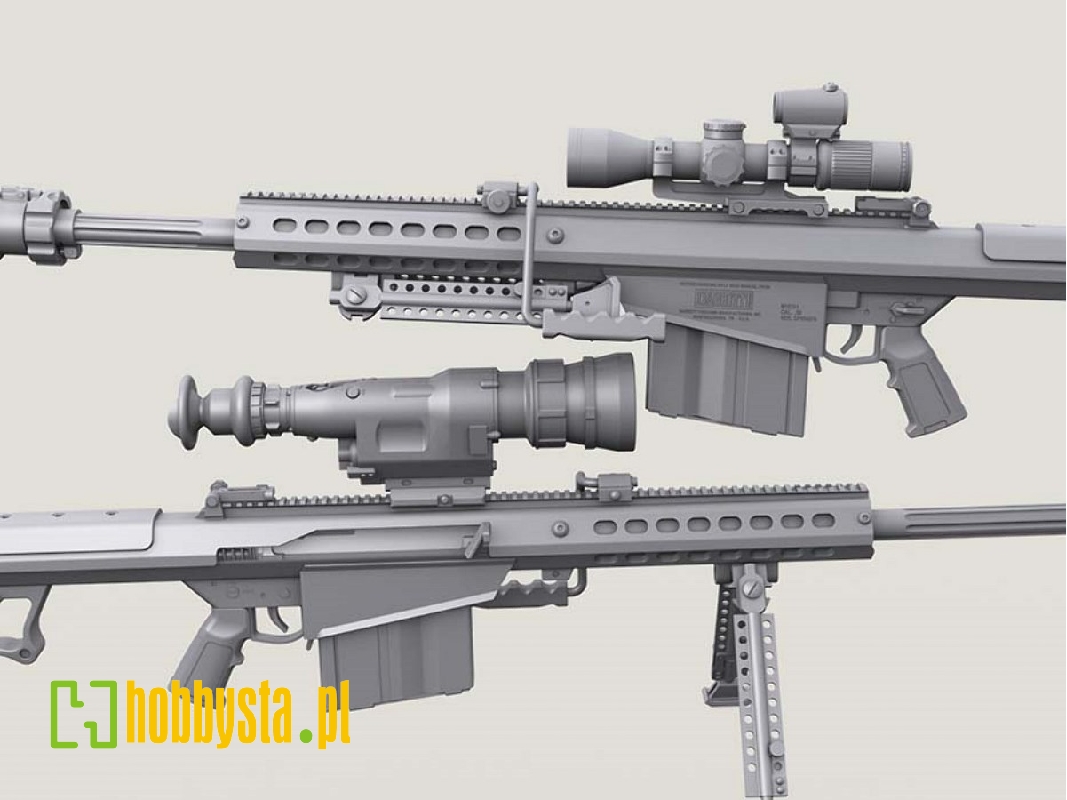 Barrett M107 Sniper Rifle W/Qdl Supressor Set (Incl' 2 Bodies)