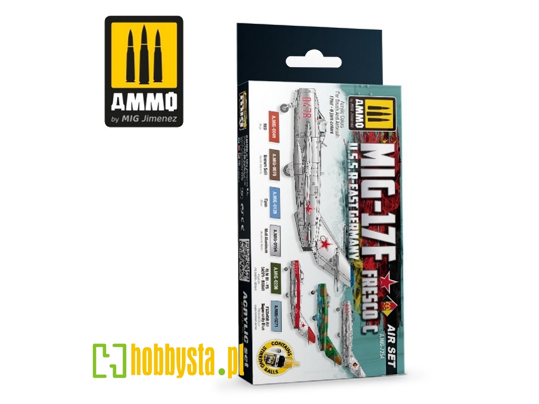 Mig-17 F Fresco C - Ussr And East Germany Set