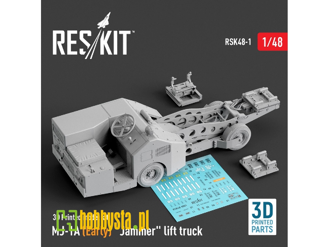 Mj-1a (Early) 'jammer' Lift Truck (3d Printed Model Kit)