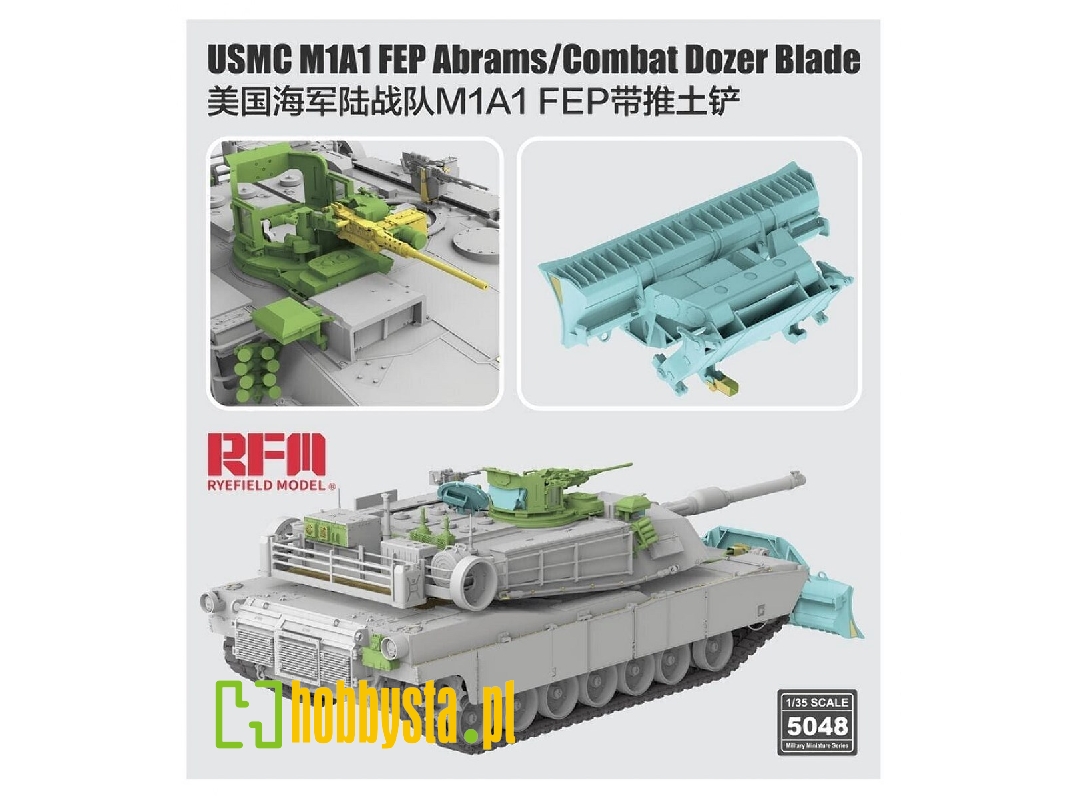 USMC M1A1 FEP Abrams / Combat Dozer Blade