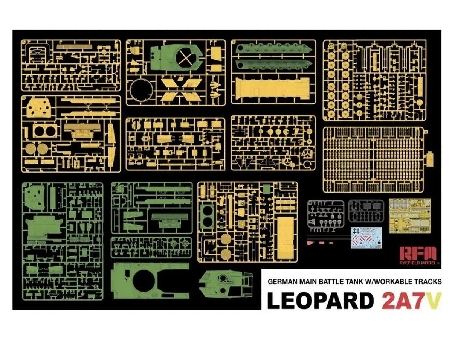 German Main Battle Tank Leopard 2A7V With Workable Tracks