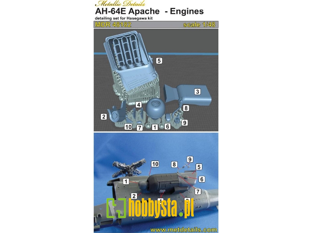 Boeing/hughes Ah-64 E Apache - Engines (Designed To Be Used With ...
