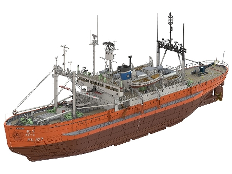 Soya Antarctica Observation Ship 2nd Corps. (With Pontos Model)