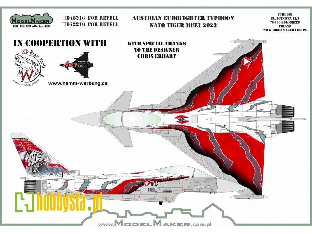 Austrian Eurofighter Typhoon Nato Tiger Meet 2023