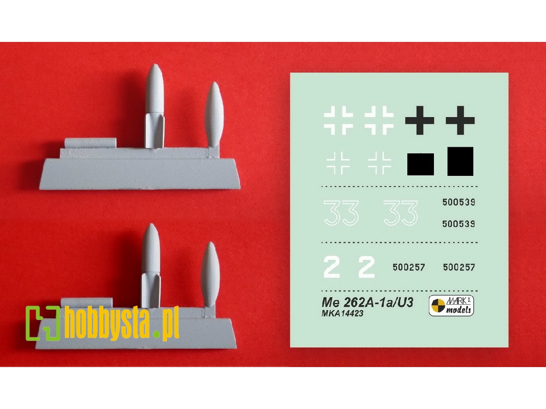 Messerschmitt Me-262 A - Conversion & Weapon Set (For Eduard And Mark I ...