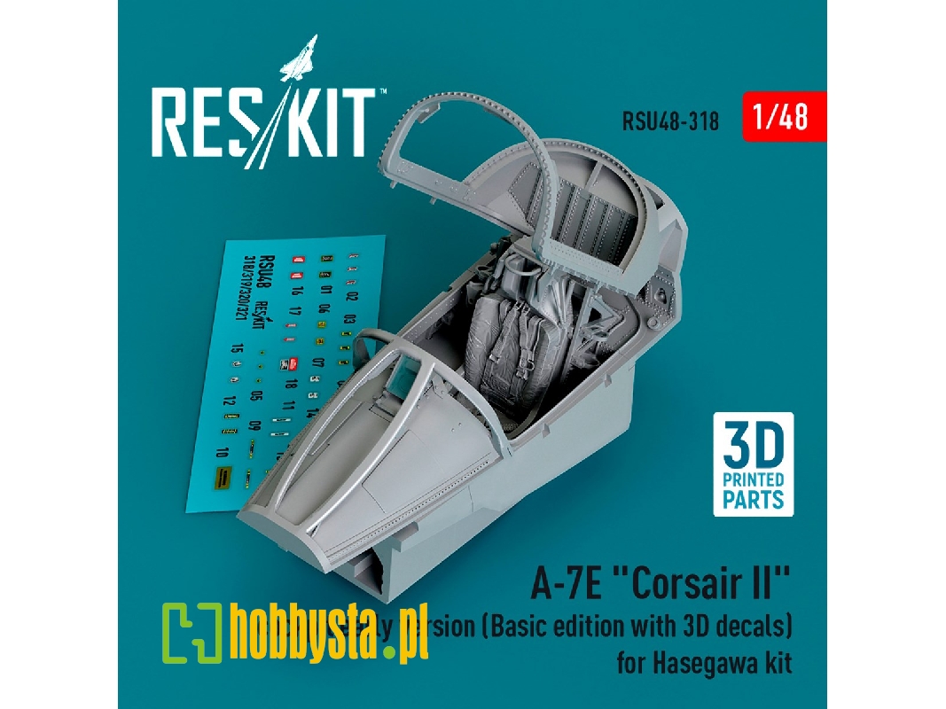 A-7e 'corsair Ii' Cockpit Early Version (Basic Edition With 3d Decals)