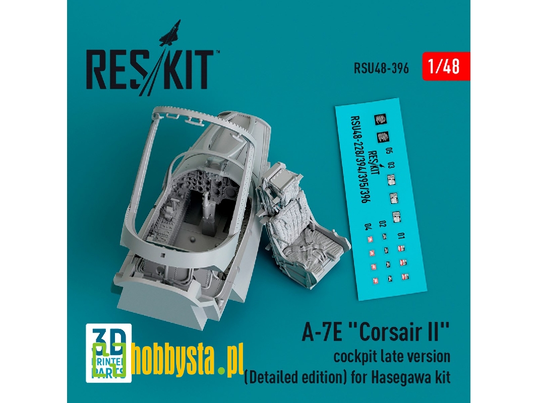 A-7e 'corsair Ii' Cockpit Late Version (Detailed Edition) For Hasegawa ...
