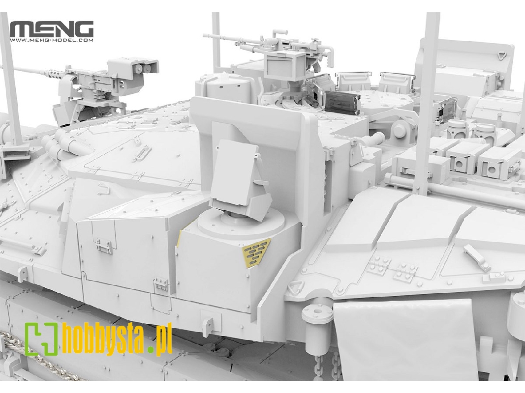 Merkava Mk.4m With Roof-mounted Slat Armor (Israel Main Battle Tank)