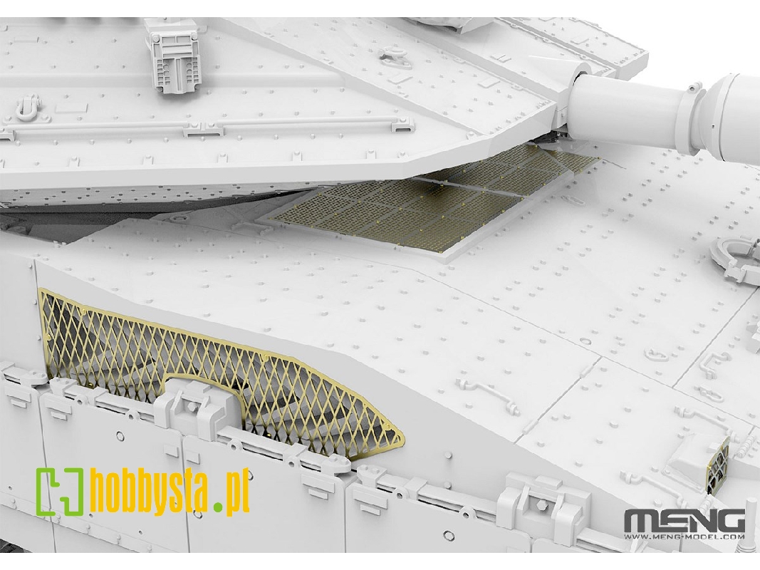 Merkava Mk.4m With Roof-mounted Slat Armor (Israel Main Battle Tank)
