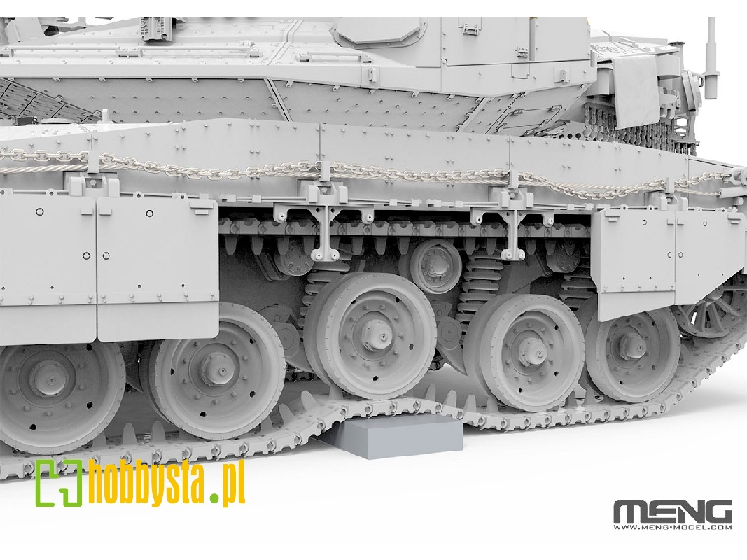 Merkava Mk.4m With Roof-mounted Slat Armor (Israel Main Battle Tank)