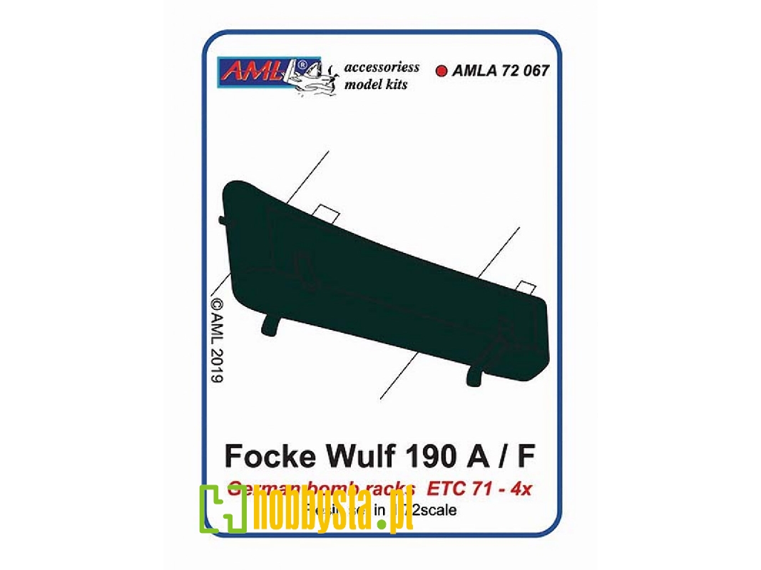 Focke-wulf Fw-190 A/F - Etc 71 Bomb Racks