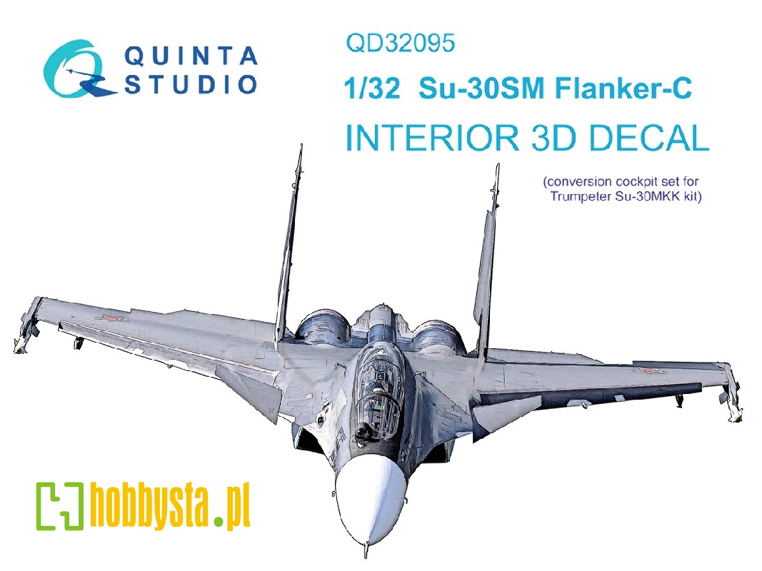 Sukhoi Su-30sm Flanker-c - 3d-printed & Coloured Interior (For ...