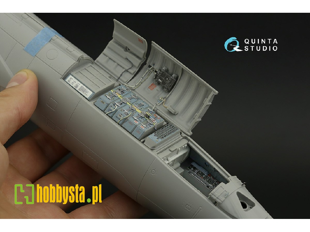 Lockheed F-104 G - 3d-printed & Coloured Interior (For Italeri Kits)