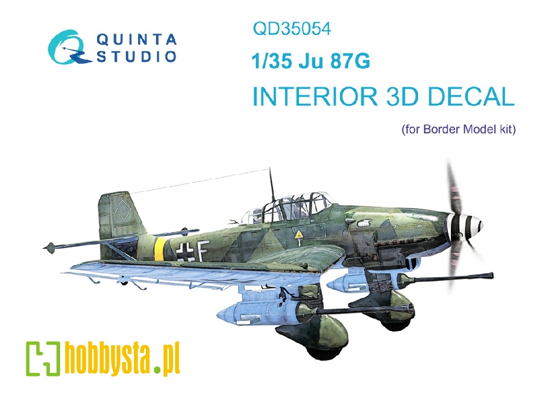 Junkers Ju 87 G Stuka - 3d-printed & Coloured Interior (For Border ...