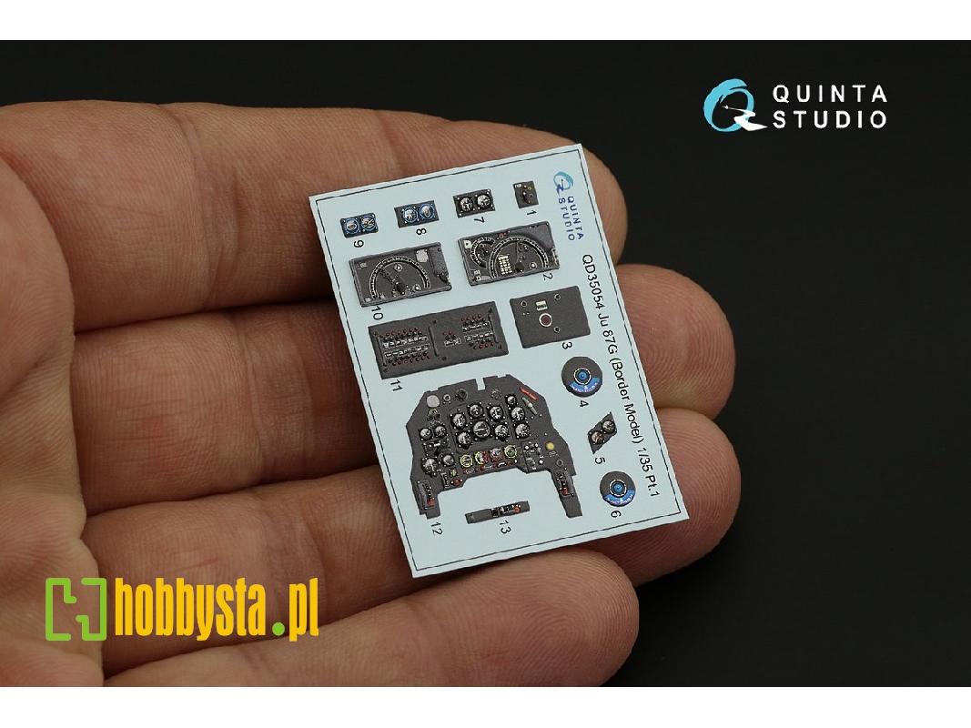 Junkers Ju 87 G Stuka - 3d-printed & Coloured Interior (For Border ...