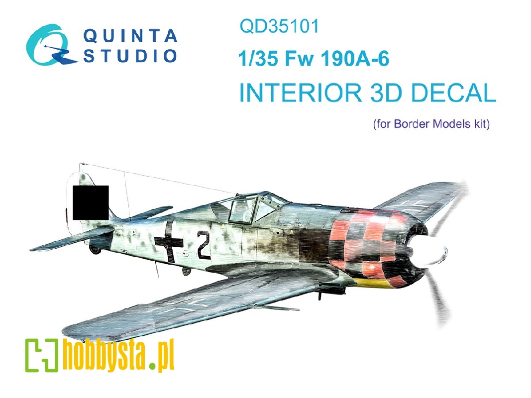 Focke Wulf Fw-190 A-6 - 3d-printed & Coloured Interior (For Border ...