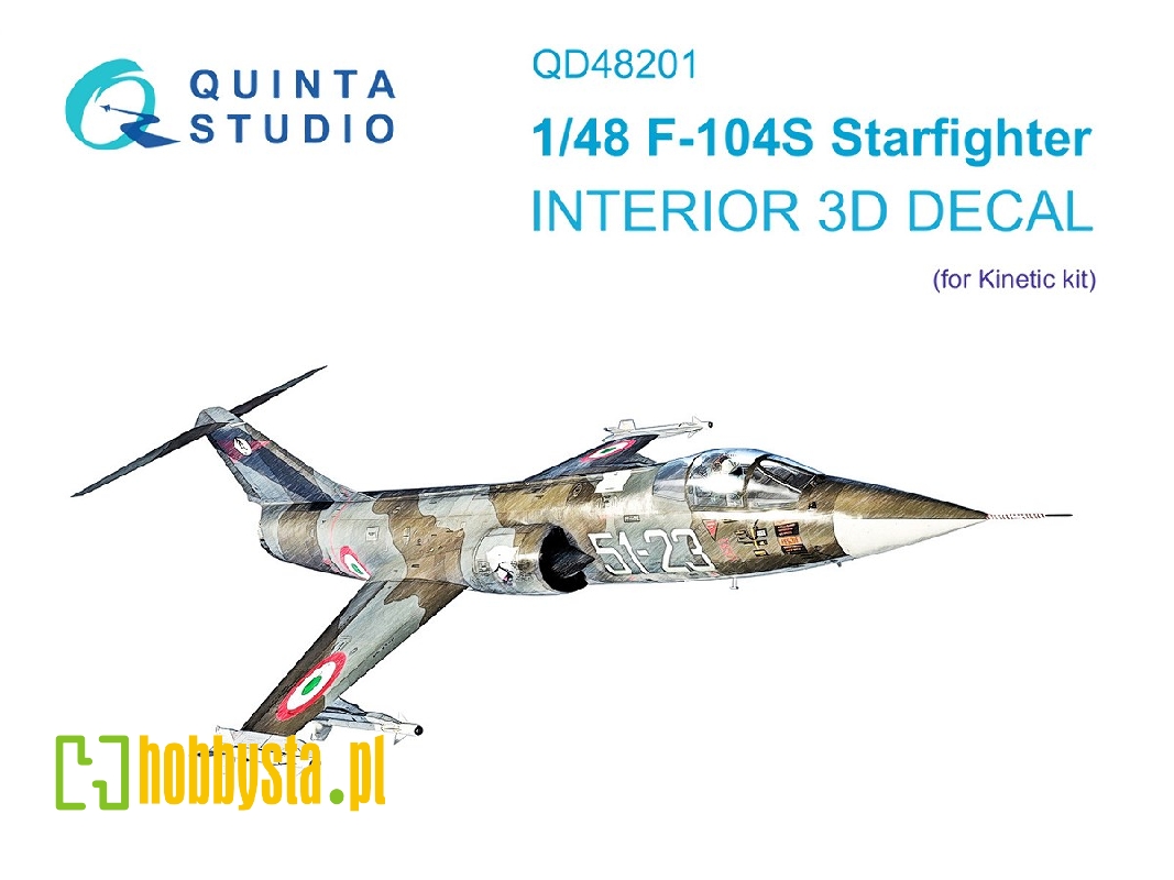 Lockheed F-104 S Starfighter - 3d-printed & Coloured Interior (For ...