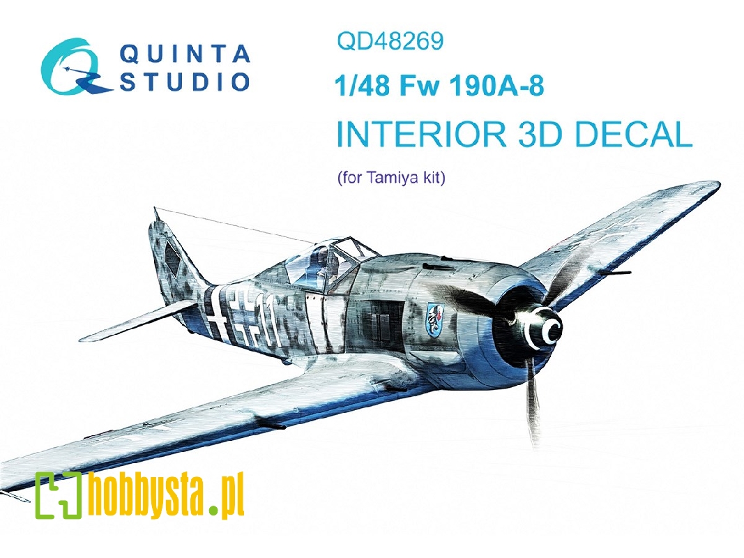 Focke-wulf Fw-190 A-8 - 3d-printed & Coloured Interior On Decal Paper ...