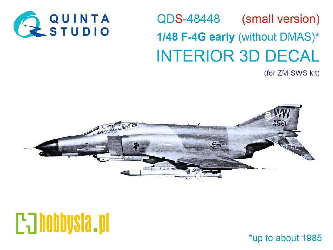 Mcdonnell Douglas F-4 G Early - 3d-printed & Coloured Interior Small ...