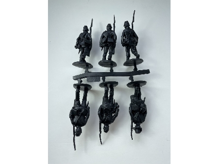 Confederate Infantry In "butternut Uniforms" Marching Set 1 - 18 ...