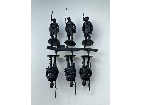 Confederate Infantry In "butternut Uniforms" Marching Set 1 - 18 ...